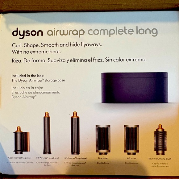 Dyson | Hair | Dyson Airwrap Complete Long In Purple And Copper | Poshmark